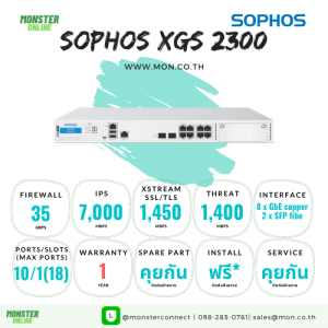 Sophos XGS 2300 Next-Gen Firewall ราคาดีที่สุด พร้อมโปรโมชั่น ...